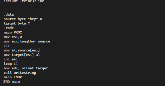 Solved How do you make this code reverse the string instead | Chegg.com