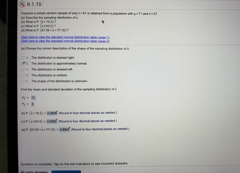 Solved I need help. PLEASE DONT USE THE STANDARD NORMAL | Chegg.com