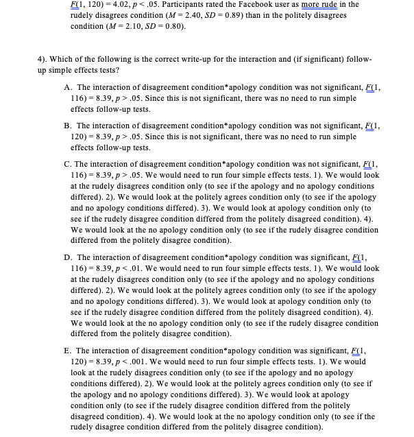 Solved Descriptive Statistics Dependent Variable: The | Chegg.com