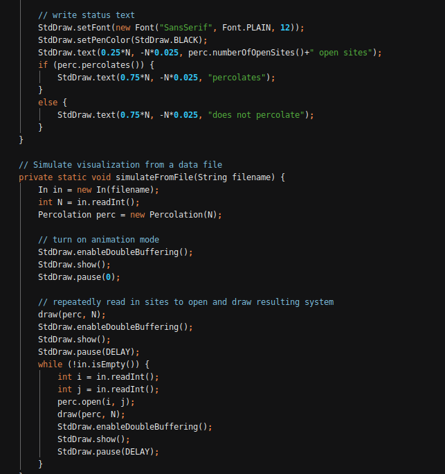 import dsa.WeightedQuickUnionUF; import stdlib.In; | Chegg.com
