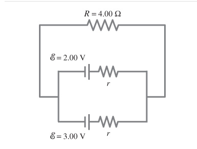 Solved Suppose two batteries, with unequal emfs of 2.00 V | Chegg.com