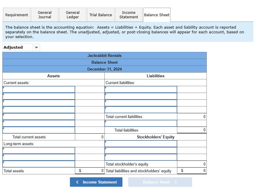 Solved The general ledger of Jackrabbit Rentals at January | Chegg.com