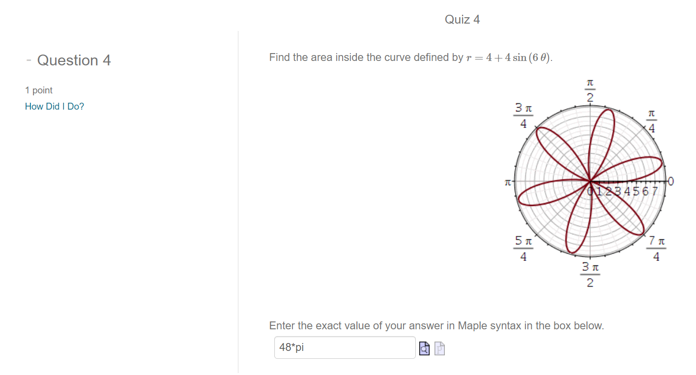Solved Find the area inside the curve defined by | Chegg.com