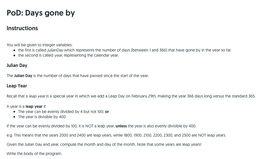 Solved Must be in Java. Show proper reasoning with step by | Chegg.com