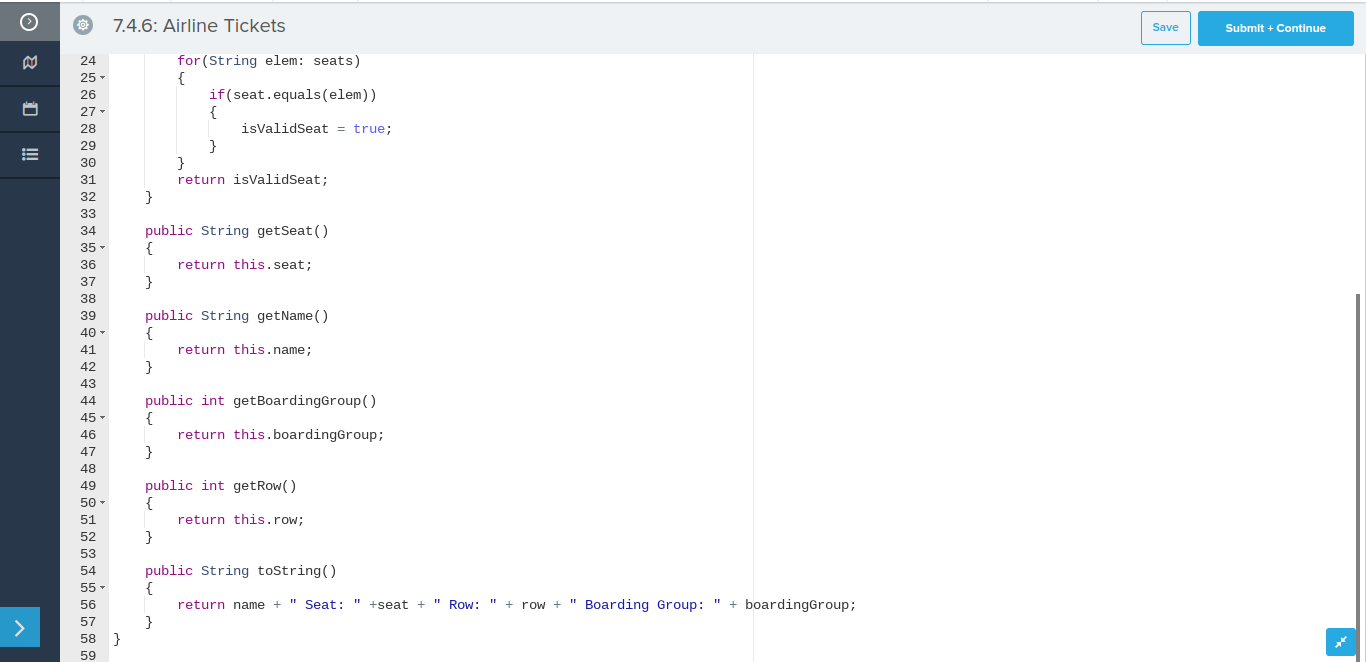 Solved Exercise 7.4.6: Airline Tickets The ticketing system | Chegg.com