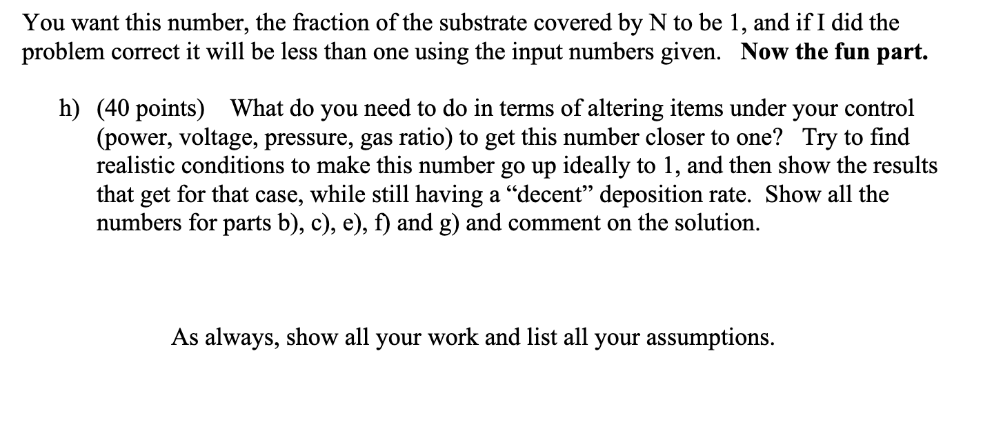 Solved This assignment is about Reactive Sputtering, but it | Chegg.com