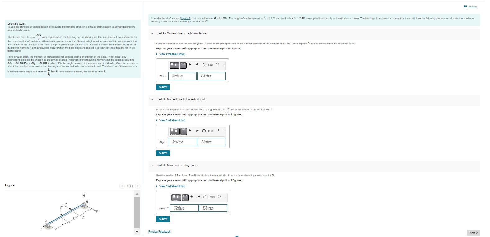 Solved - Part B - Moment due to the vertical load What is | Chegg.com Solved - Part B - Moment due to the vertical load What is | Chegg.com
