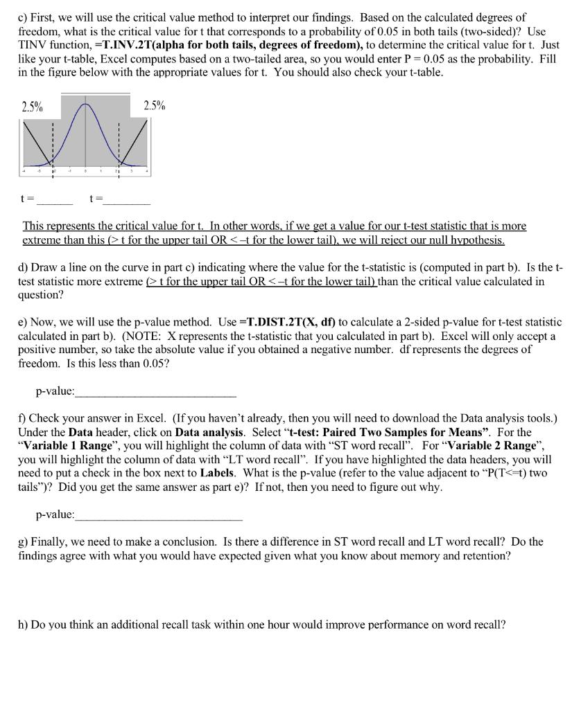 In Order To Do The Two Sample Hypothesis Tests In 7466
