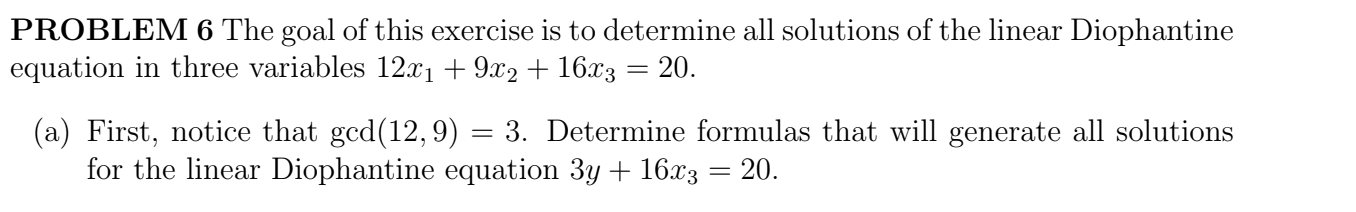 Solved PROBLEM 6 The goal of this exercise is to determine | Chegg.com