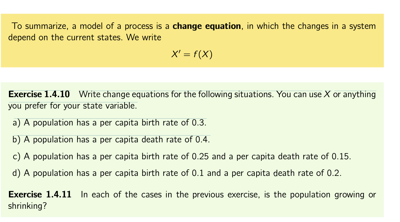 Solved To summarize, a model of a process is a change | Chegg.com