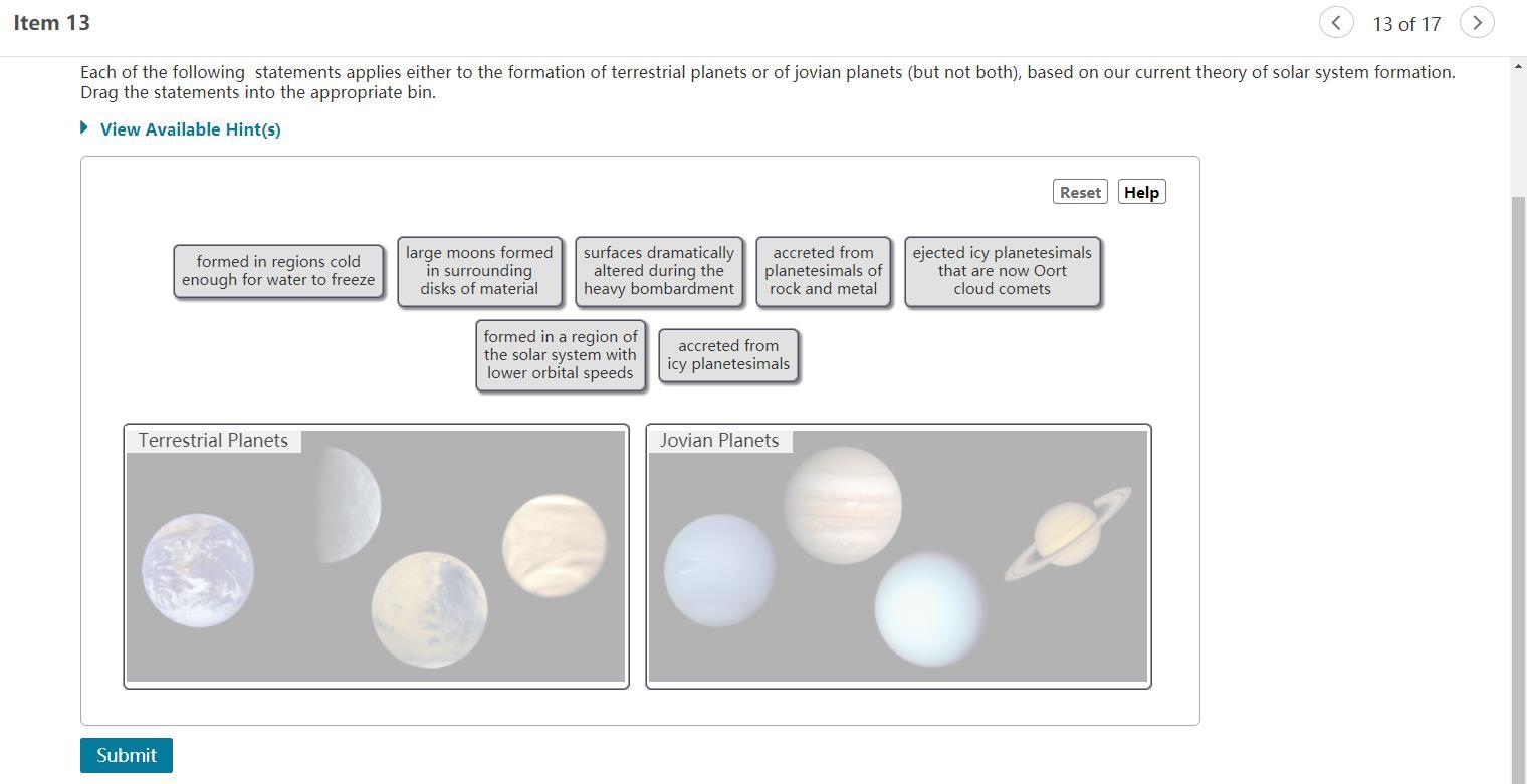 Formation Of Terrestrial Planets
