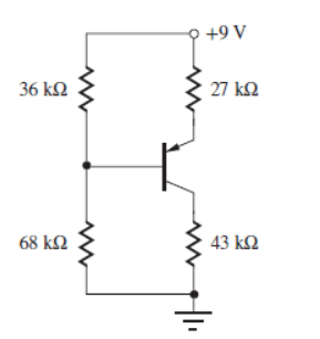 Solved (a) Find the Q-point for the circuit in Fig.P4.84 (b) | Chegg.com