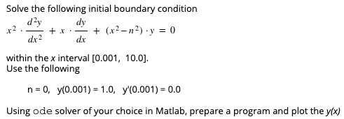 Solved Solve the following initial boundary condition dydy | Chegg.com