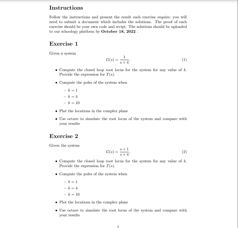 Instructions Follow the instructions and present the | Chegg.com