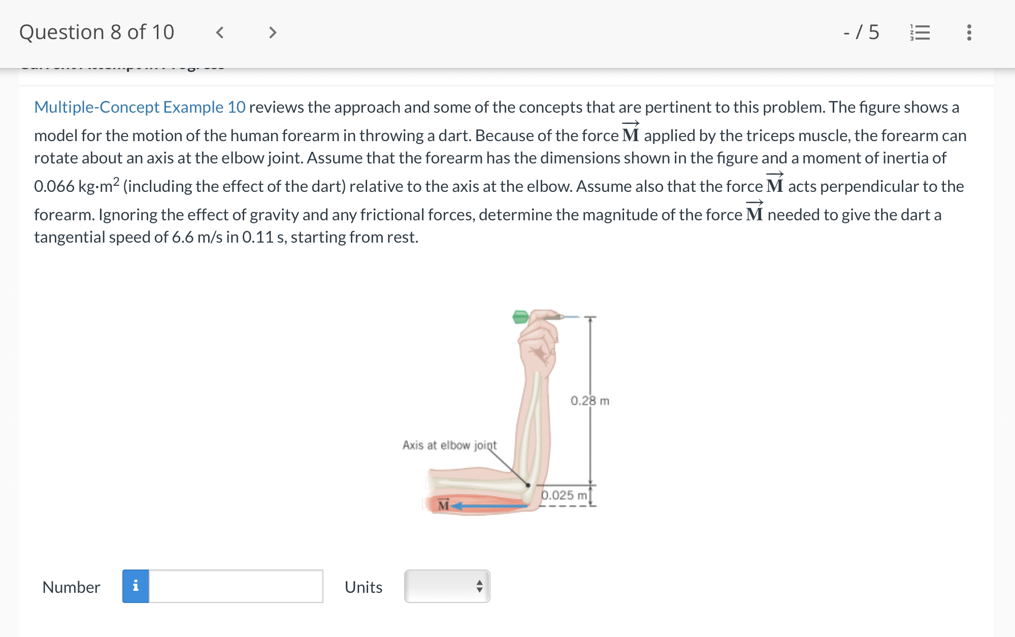 Solved Multiple-Concept Example 10 reviews the approach and | Chegg.com