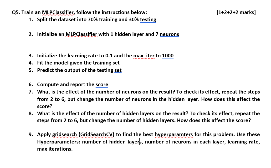 Solved : Artificial Neural Networks Lab#8 Neural Networks | Chegg.com