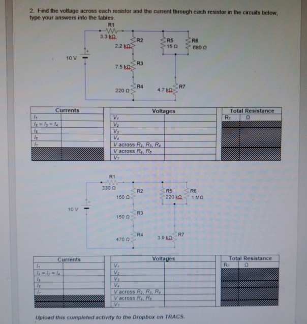 Solved 1. Find the total resistance between terminals 1 and | Chegg.com