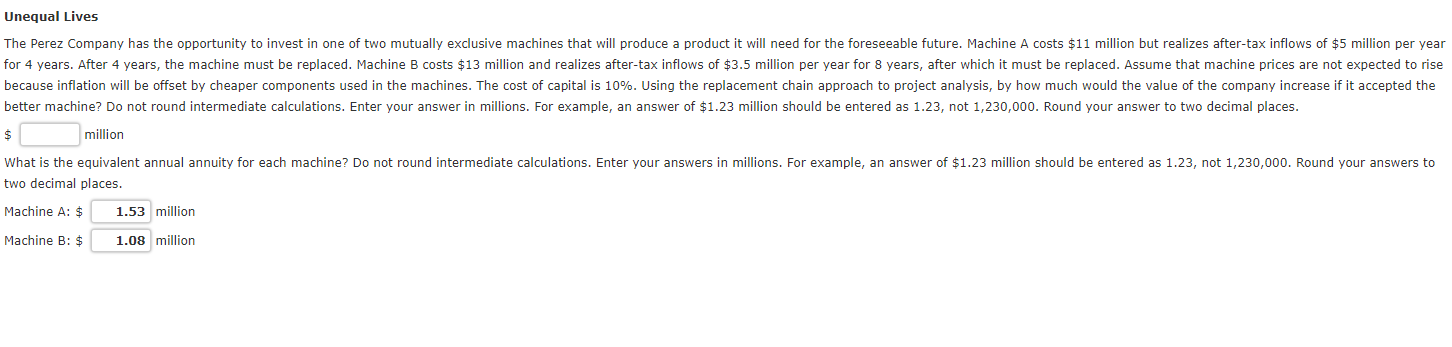 Solved Npvs And Irrs For Mutually Exclusive Projects Places