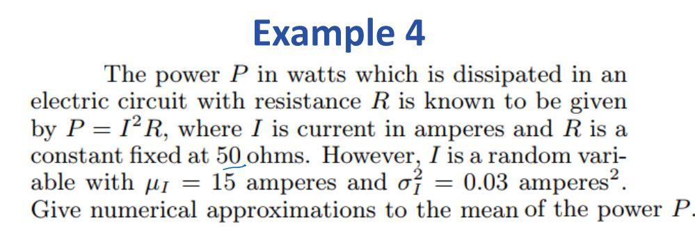 Solved Example 4 The power P in watts which is dissipated in | Chegg.com