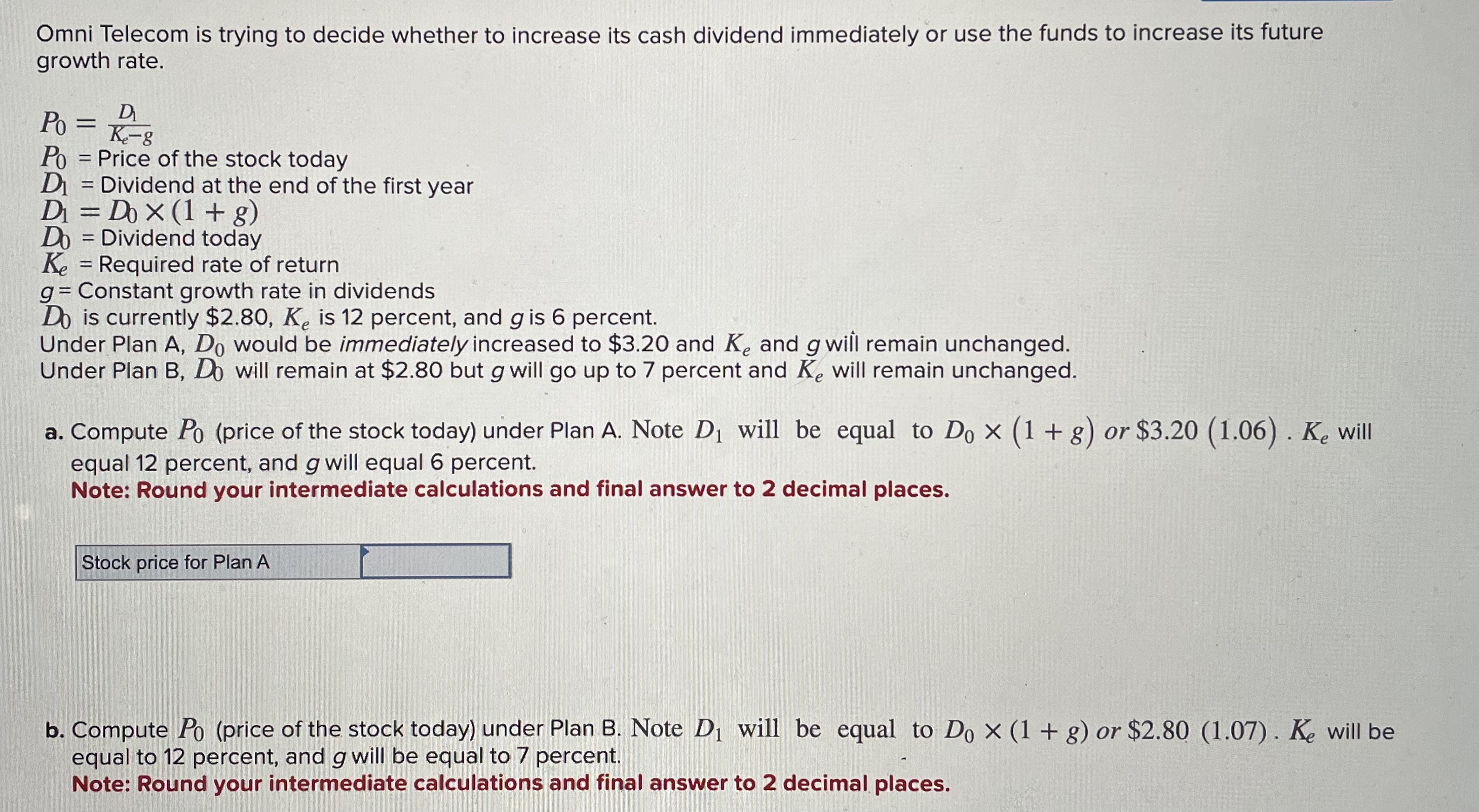 Solved please help!Omni Telecom is trying to decide whether | Chegg.com