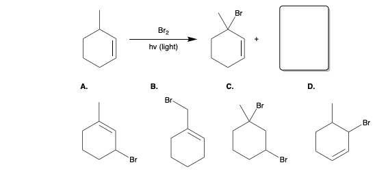 Solved hv (light) Br2 A. B. c. D. | Chegg.com