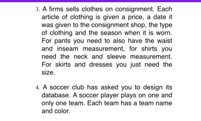 Solved This assignment is a review of relational database | Chegg.com