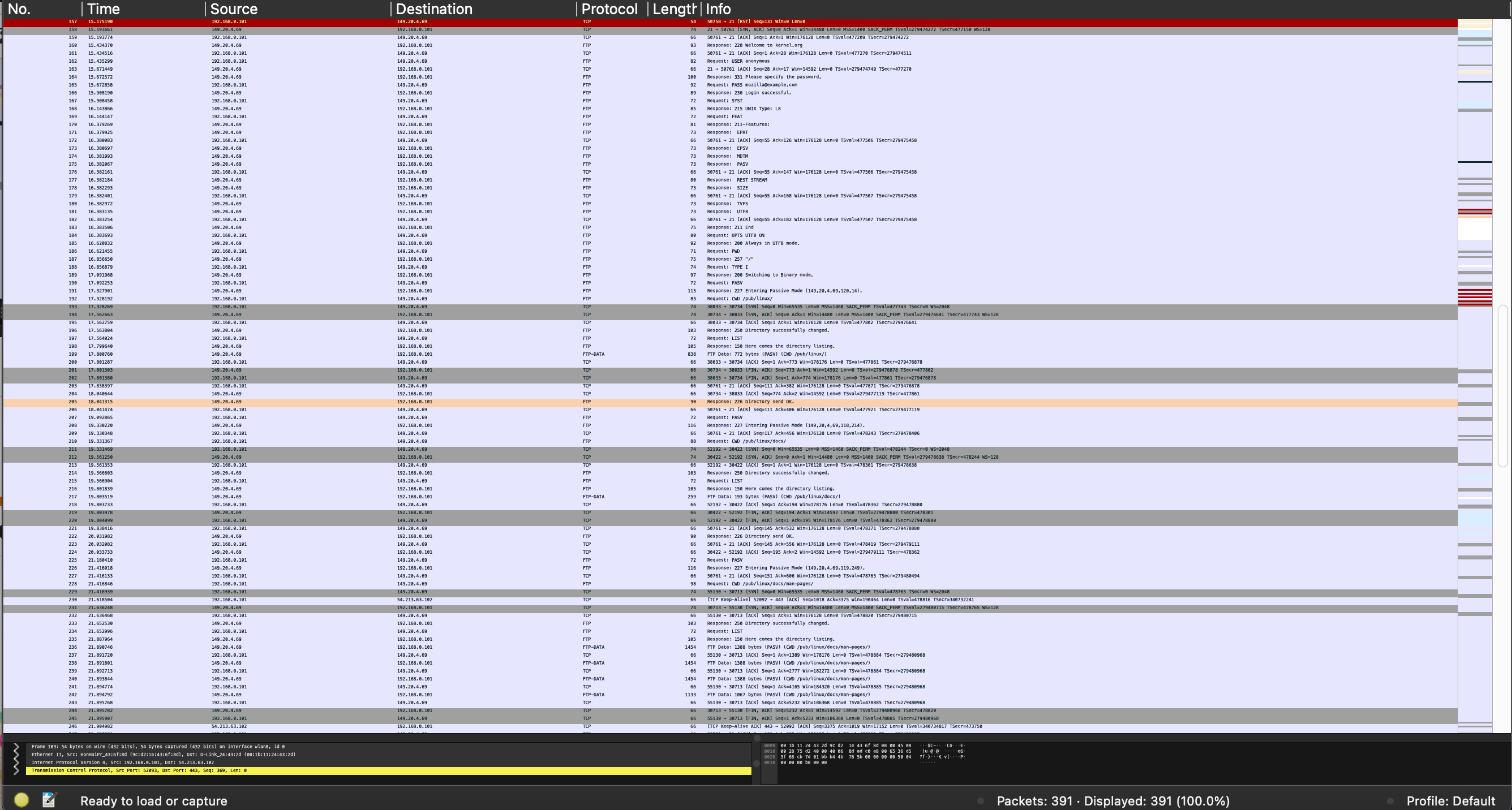 Solved 1. List IP address of the ftp server 2. List all user | Chegg.com