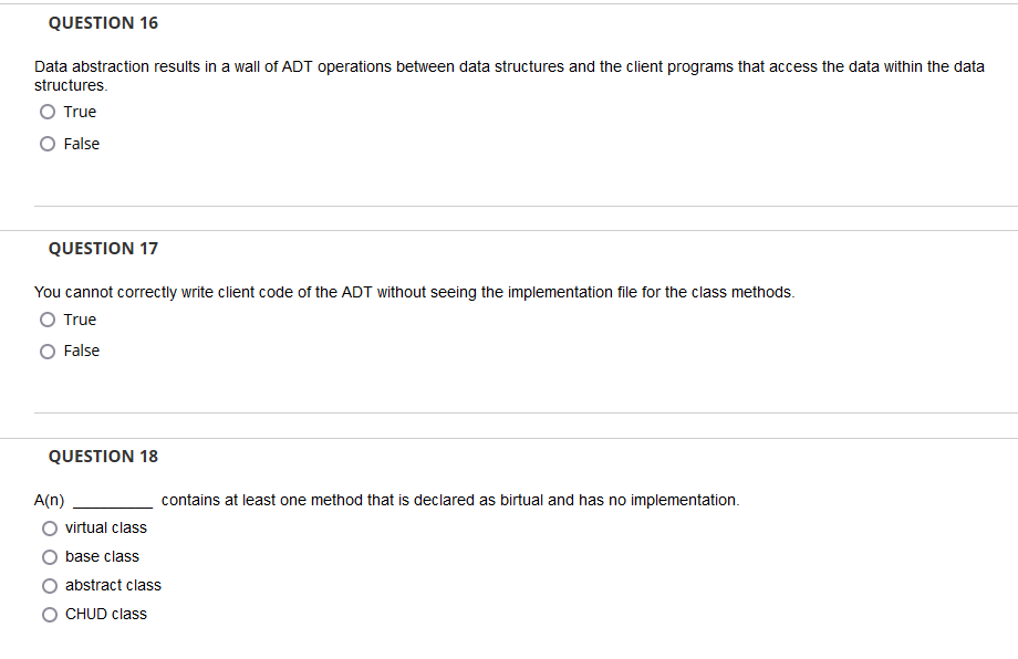 Solved QUESTION 13 What is encapsulation? A statement of the | Chegg.com