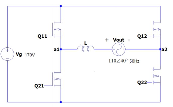 For the three-level VSI circuit below, Vin =170V DC | Chegg.com