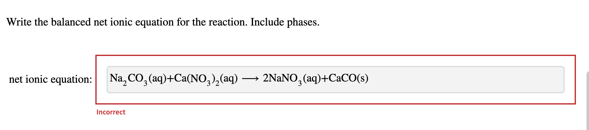 Solved The video shows the addition of aqueous sodium | Chegg.com