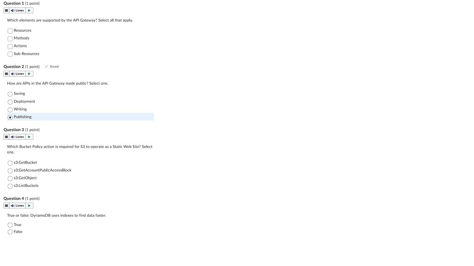 Solved Which elements are supported by the API Gateway? | Chegg.com