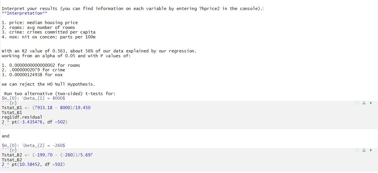 Solved How to create confidence interval for a linear model | Chegg.com