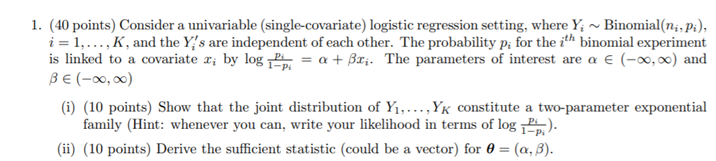 Solved 1. (40 points) Consider a univariable | Chegg.com