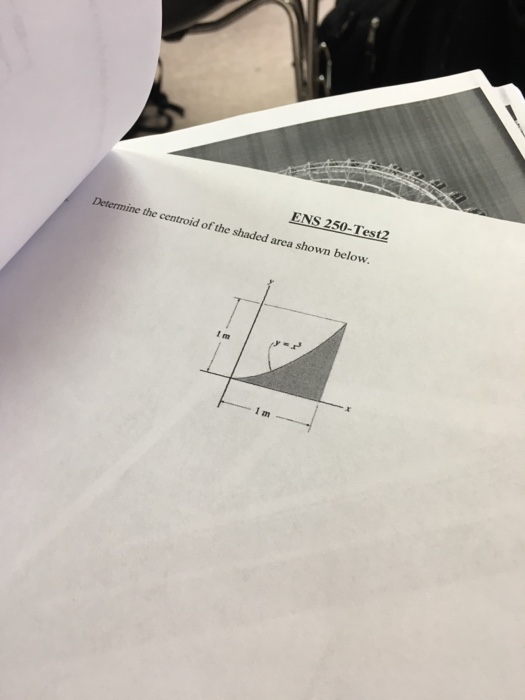 Solved Determine the centroid of the shaded area shown the | Chegg.com