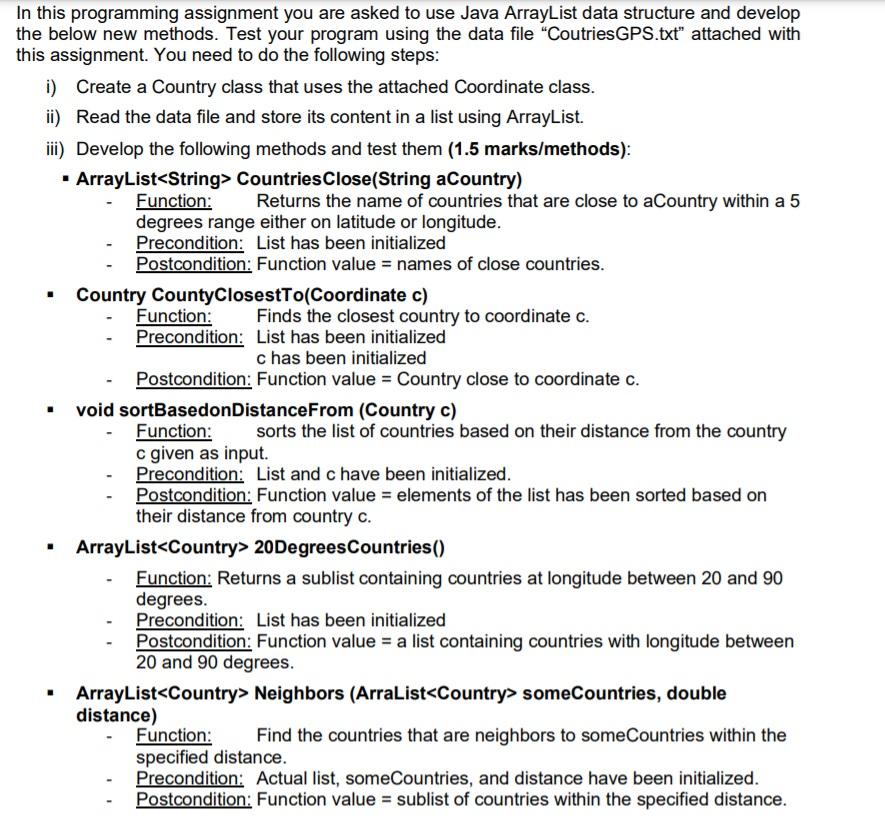 In this programming assignment you are asked to use | Chegg.com