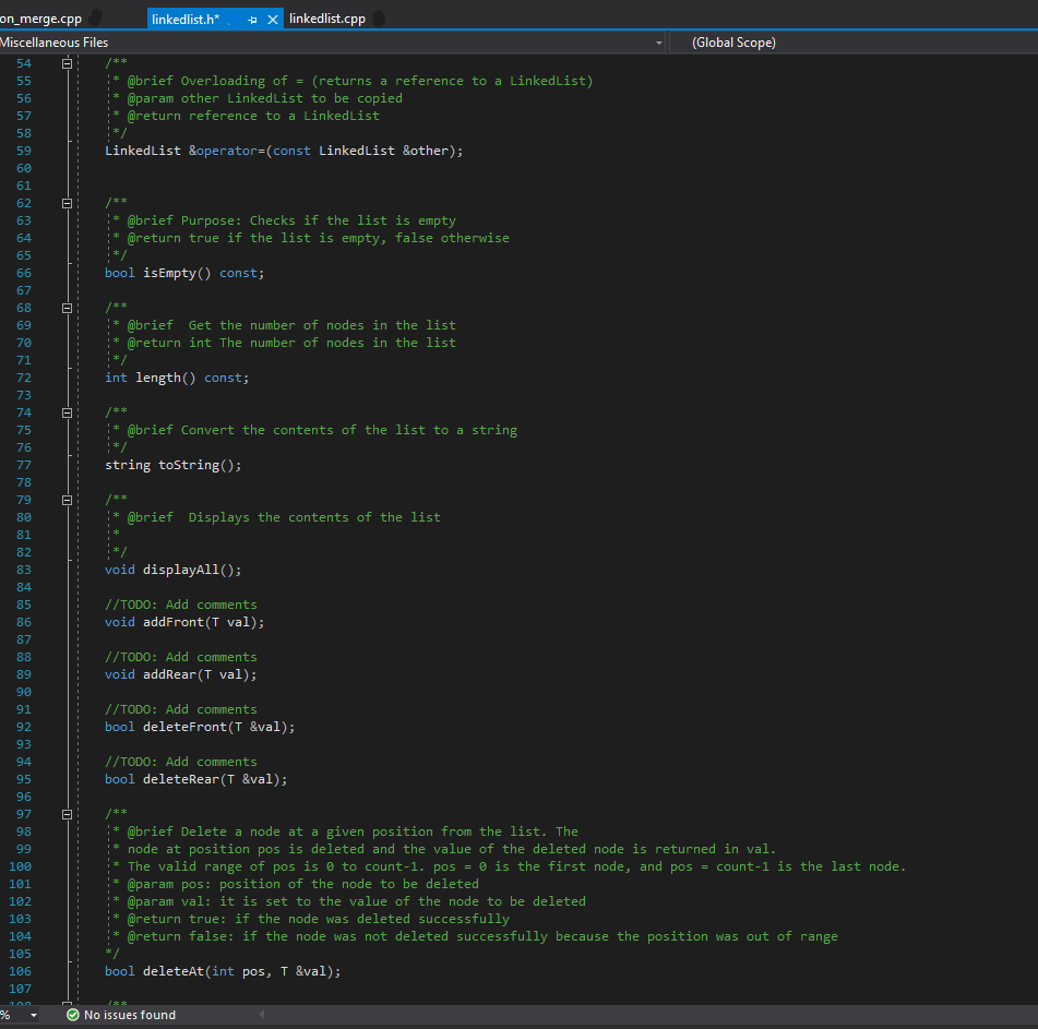 Solved You must have a working LinkedList data structure. We | Chegg.com