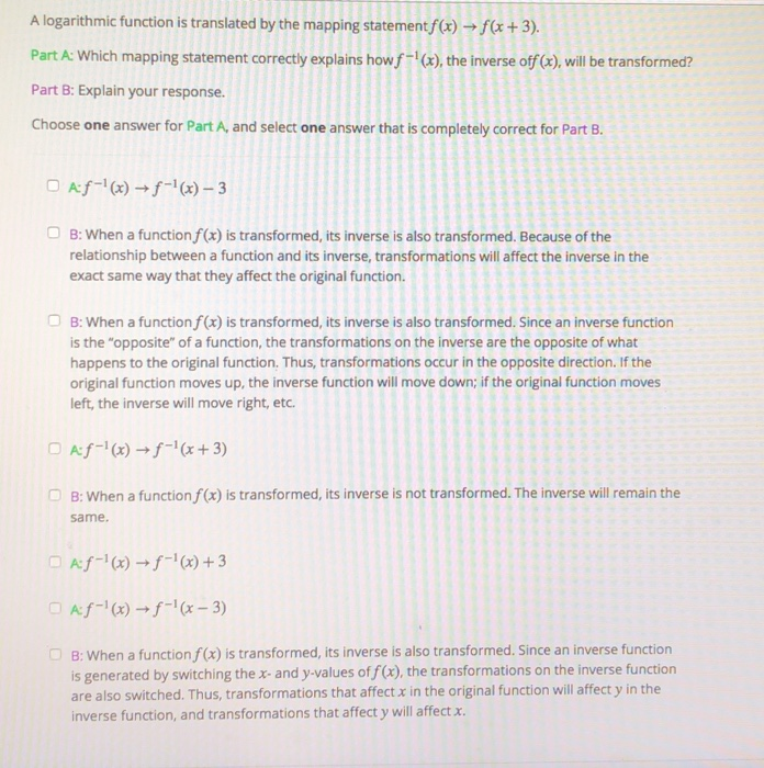 Solved The following graphs show the preimage of a | Chegg.com