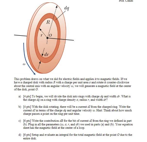 Solved This problem draws on what we did for electric fields | Chegg.com