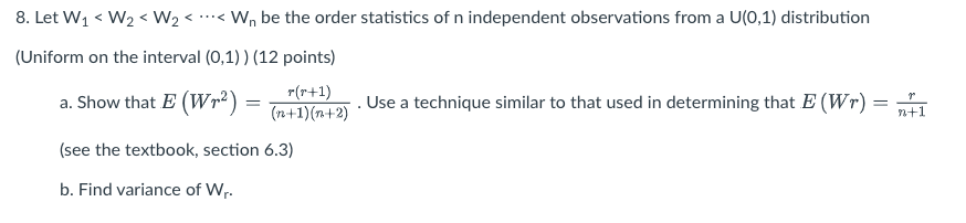 Solved 8. Let W1
