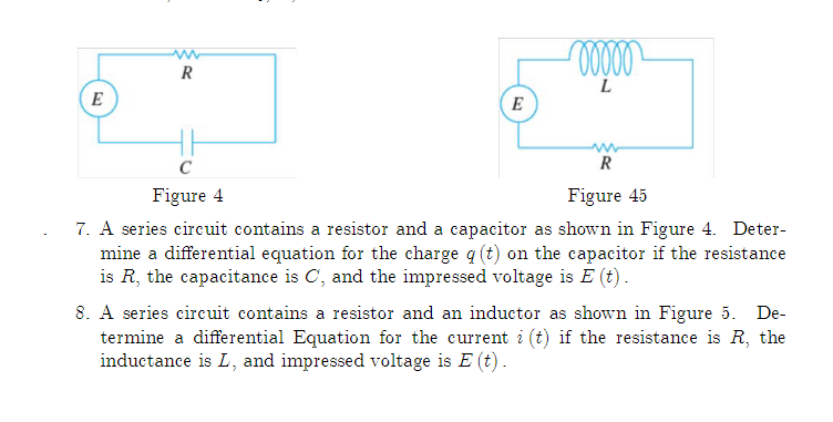 Solved 7. A series circuit contains a resistor and a | Chegg.com