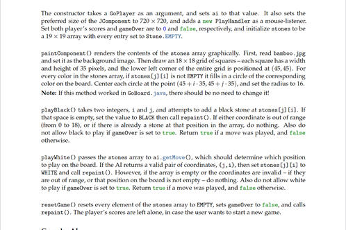 intersection of the grid lines on a Go board. The | Chegg.com
