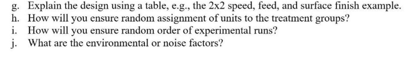VII D. Design a balanced, full-factorial, 2x2 | Chegg.com