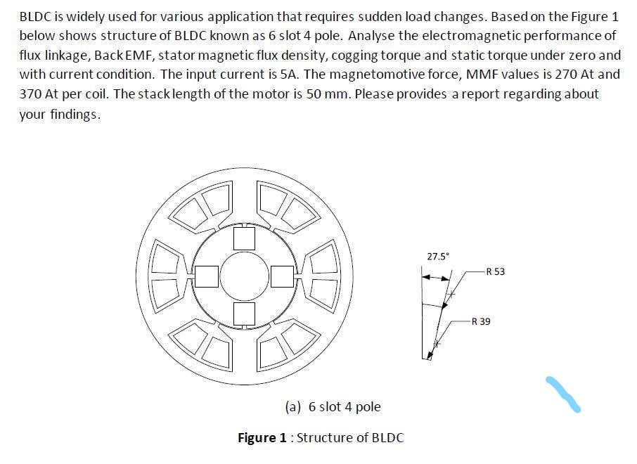 Solved BLDC is widely used for various application that | Chegg.com