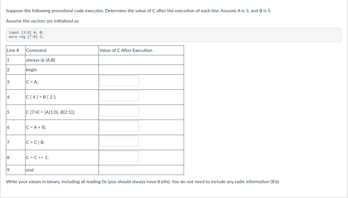 Solved Suppose the following procedural code executes. | Chegg.com