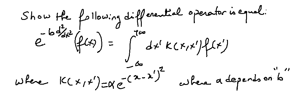Solved Show the following differential operator is | Chegg.com