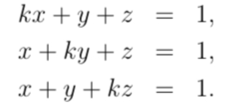 Solved Determine all values of the constant k for which the | Chegg.com