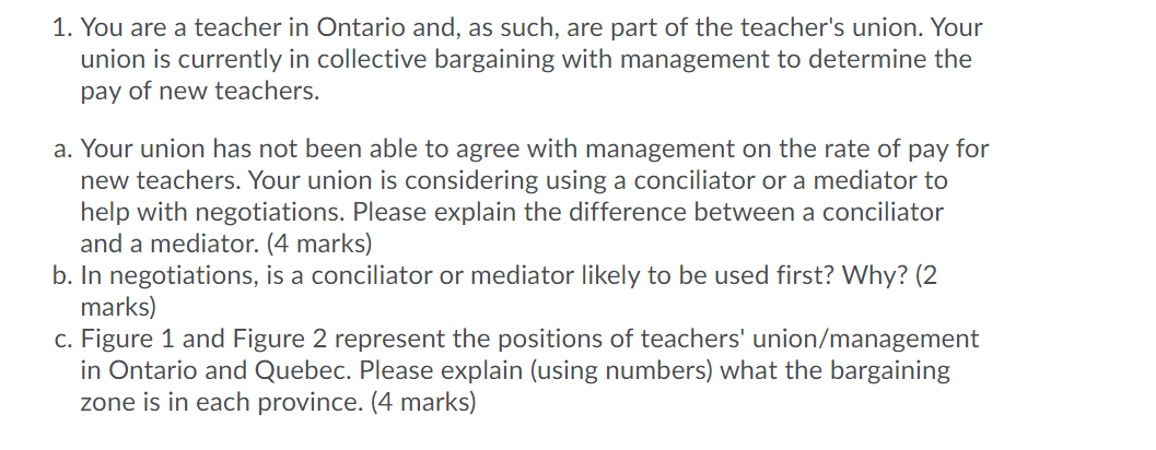 Solved FIGURE 1 (Ontario) FIGURE 2 (Quebec) Management | Chegg.com