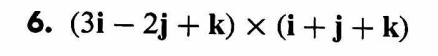 Solved In Exercises 5-7, calculate the indicated cross | Chegg.com