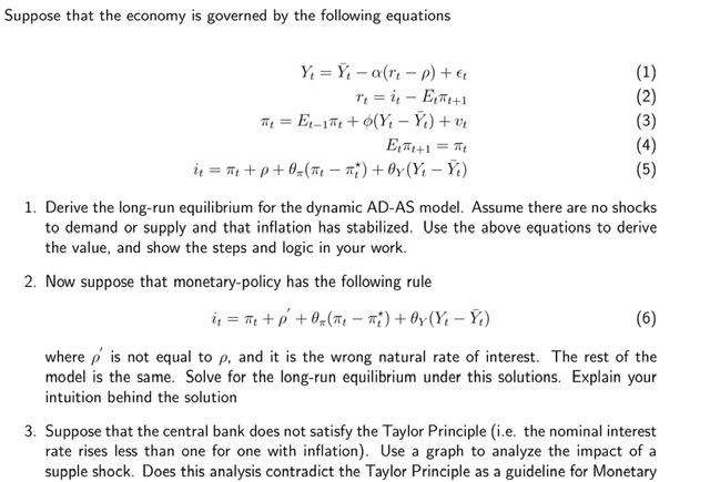 Solved 3. Does this analysis contradict the Taylor Principle | Chegg.com
