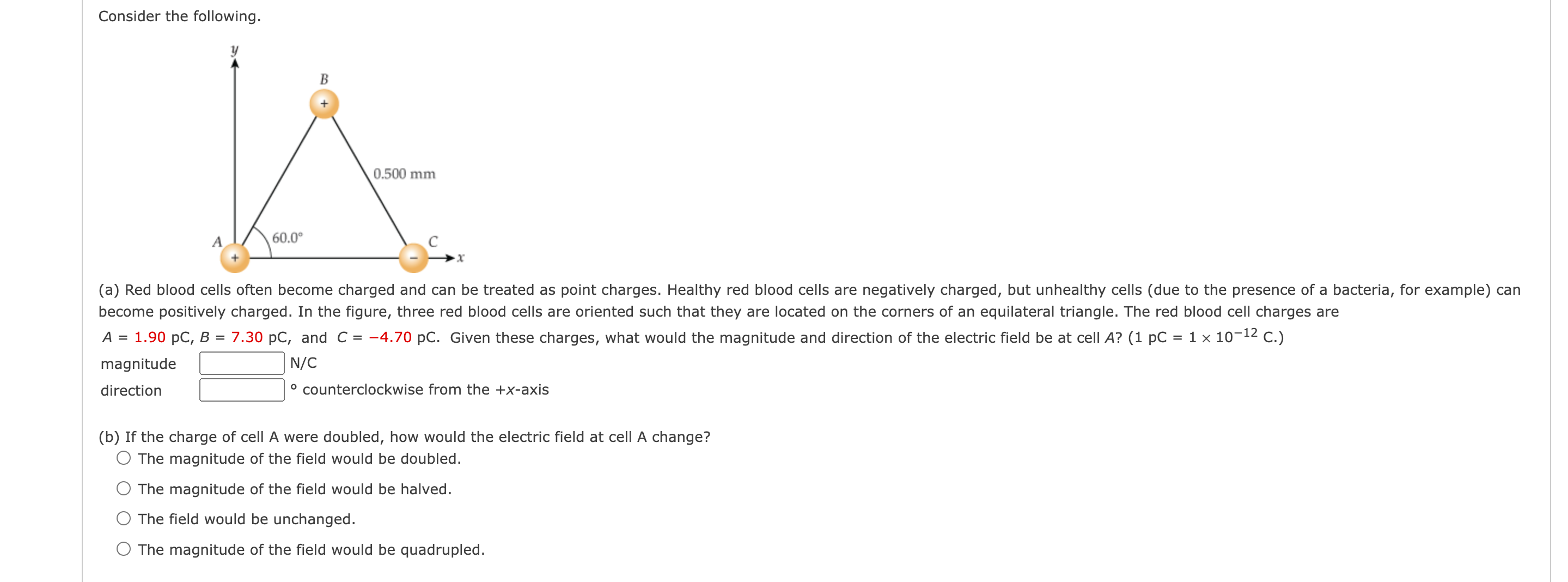 Solved Consider the following. become positively charged. In | Chegg.com